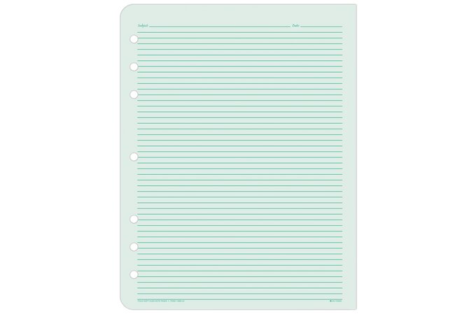 Day-Timer® Soft Hues Note Pages, Loose-Leaf, Folio Size, 8 1/2" x 11 ...