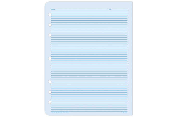 Day-Timer® Soft Hues Note Pages, Loose-Leaf, Folio Size, 8 1/2" x 11 ...