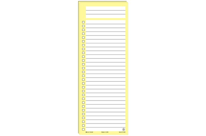 Day-Timer® Self-Stick Hot List, 2 7/8" x 7 7/8", 5 Pack | Sticky Notes ...