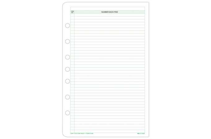 Day-Timer® Lined To Be Done Pages, Small, 5 1/2" x 8 1/2", 2 Pack ...