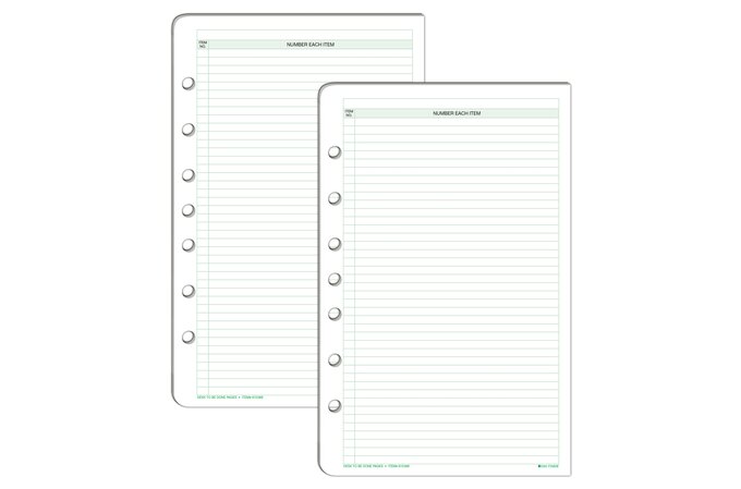 Day-Timer® Lined To Be Done Pages, Small, 5 1/2" x 8 1/2", 2 Pack ...