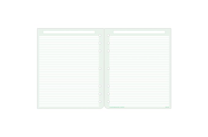 Day-Timer® Short-Trimmed Ruled Sheets, Loose-Leaf, Folio Size, 8 1/2" x ...