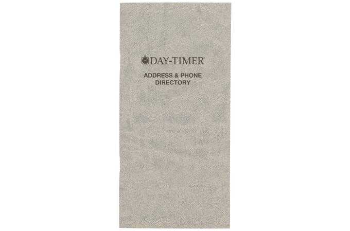 Day-Timer® Standard Telephone Address Directory, Stapled, Pocket Size ...