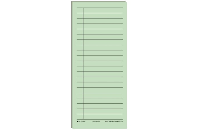 Day-Timer® Movable Action List, Green, 2 1/2" x 5 7/8", 5 Pack | Sticky ...