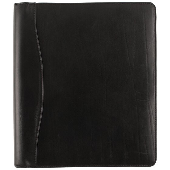 Day-Timer® Western Coach Leather 1" Open Style Planner Cover, Black ...