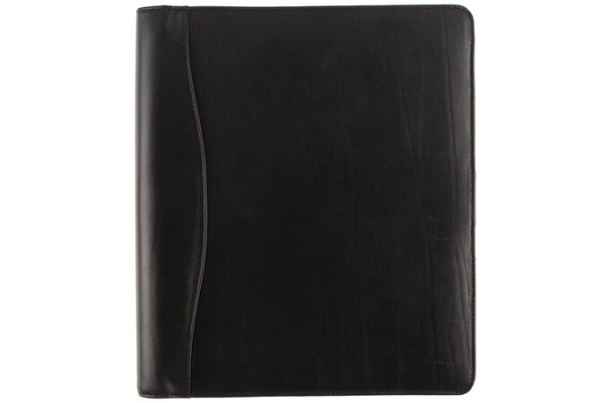 Day-Timer® Western Coach Leather 1" Open Style Planner Cover, Black ...