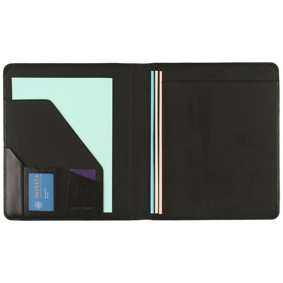 Day-Timer® Western Coach Leather Open Style Planner Cover, Black ...