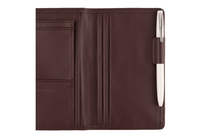 Day-Timer Antique Vinyl Planner Cover, Pocket Size, 3 1/2" x 6 1/2 ...