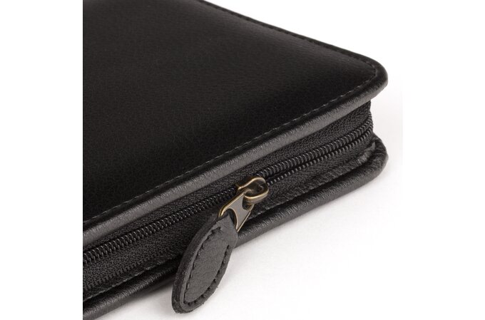 Day-Timer Armorhide Leather Zippered Planner Cover, Pocket Size, 3 1/2 ...