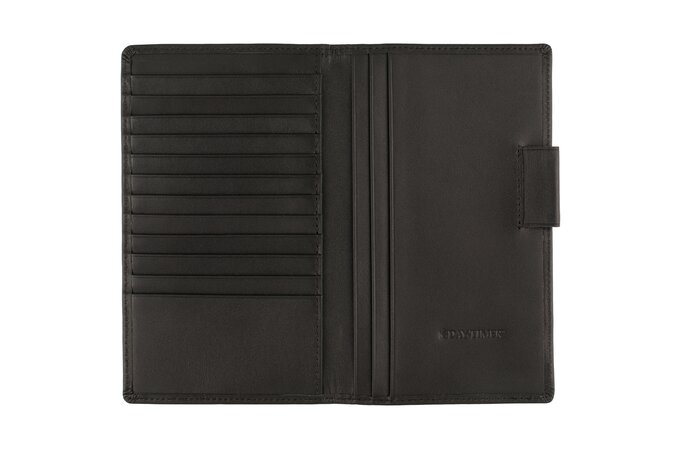 Day-Timer® Verona Leather Credit Card Wallet, Black, Pocket Size, 3 1/2 ...