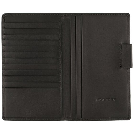 Day-Timer® Verona Leather Credit Card Wallet, Black, Pocket Size, 3 1/2 ...