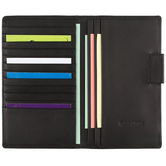 Day-Timer® Verona Leather Credit Card Wallet, Black, Pocket Size, 3 1/2 ...