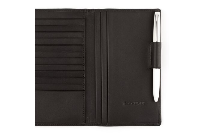 Day-Timer® Verona Leather Credit Card Wallet, Black, Pocket Size, 3 1/2 ...