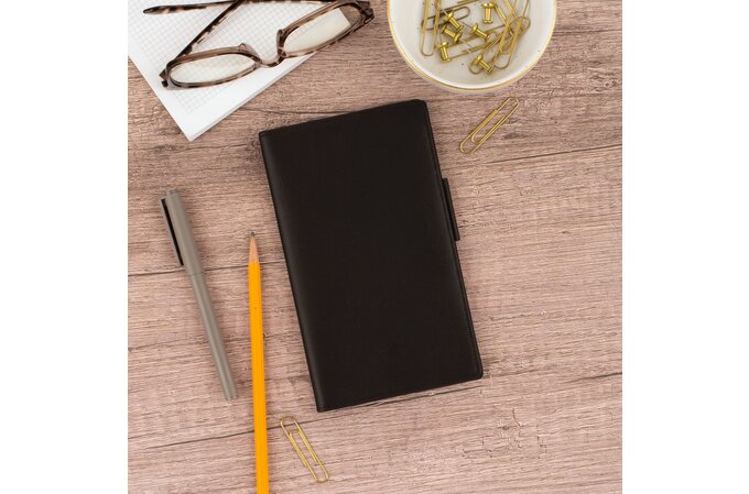 Day-Timer® Verona Leather Credit Card Wallet, Black, Pocket Size, 3 1/2 ...