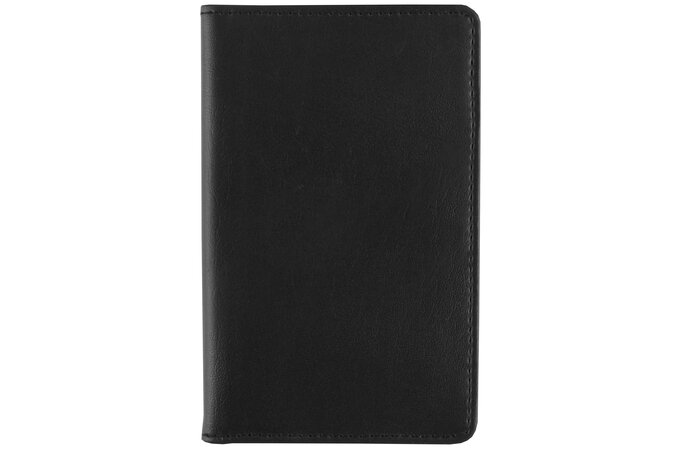 Day-Timer® Antique Vinyl Open Style Planner Wallet, Black, Compact Size ...