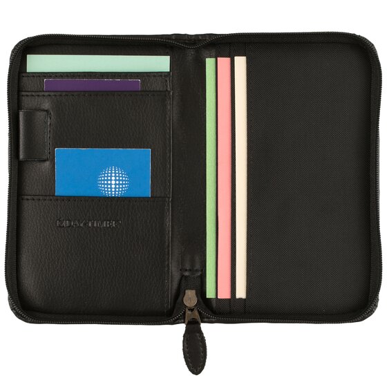 Day-Timer® Armorhide Leather Zippered Planner Cover, Black, Compact ...