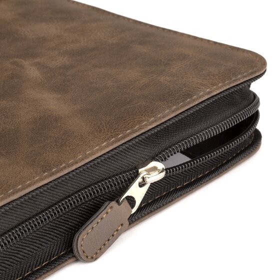 Day-Timer® Undated Distressed Faux Leather Planner Starter Set, 7-Ring ...