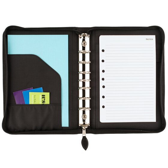 Day-Timer® Undated Distressed Look Woven Style Planner Starter Set, 7 ...