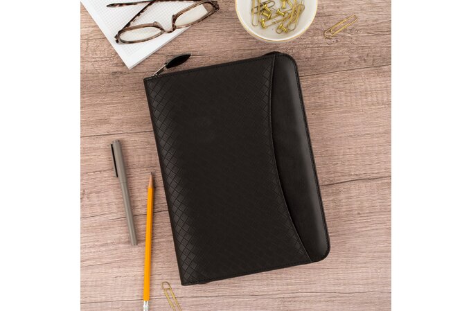 Day-Timer® Undated Distressed Look Woven Style Planner Starter Set, 7 ...