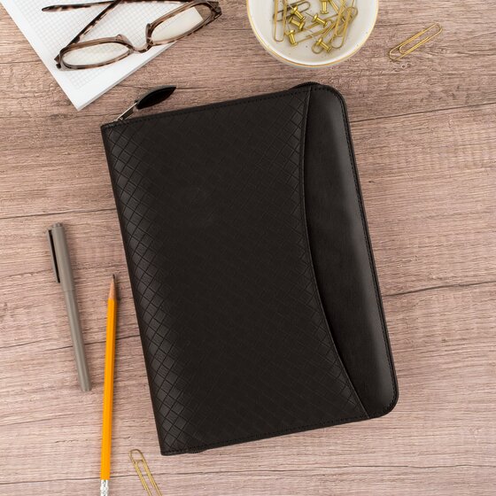 Day-Timer® Undated Distressed Look Woven Style Planner Starter Set, 7 ...