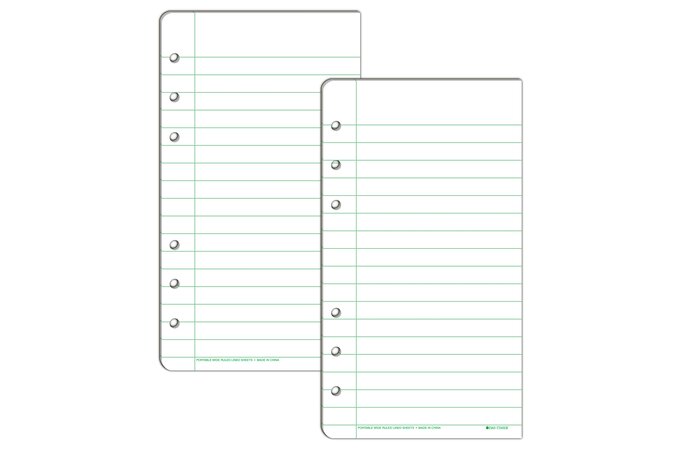 Day-Timer® Wide Ruled Note Pad, Portable Size, 3 3/4" x 6 3/4", 2 Pack ...