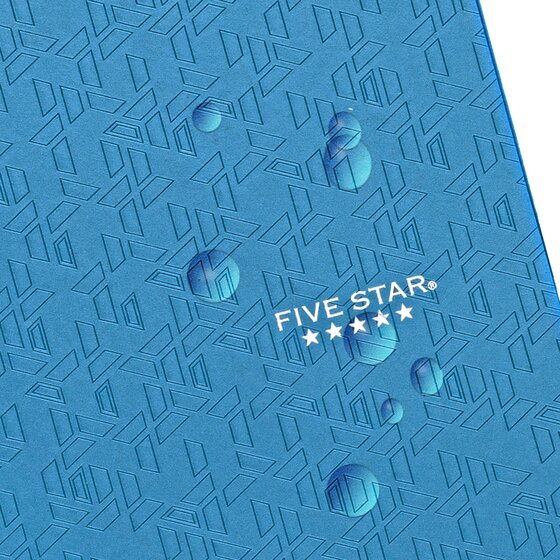 Five Star® 2-Pocket Stay-Put Plastic Folder, Tidewater Blue | Pocket ...