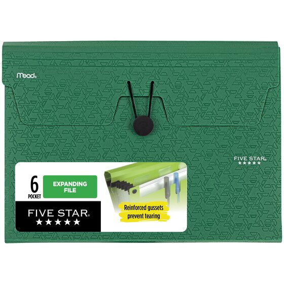Five Star 6-Pocket Expanding Files | Expanding Files | Five Star Five Star 6-Pocket Expanding Files | Expanding Files | Five Star