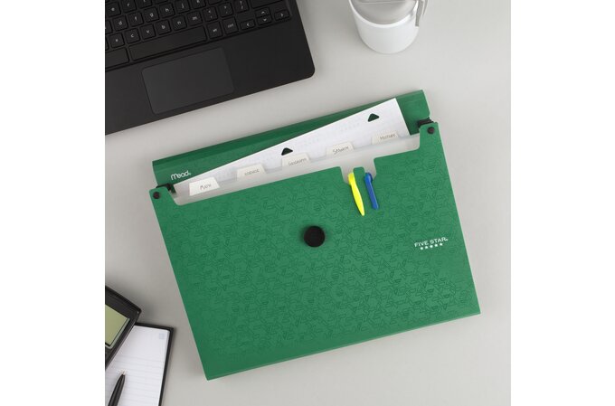 Five Star 6-Pocket Expanding Files | Expanding Files | Five Star