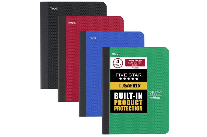 Five Star® DuraShield™ Composition Book with Antimicrobial Front Cover ...