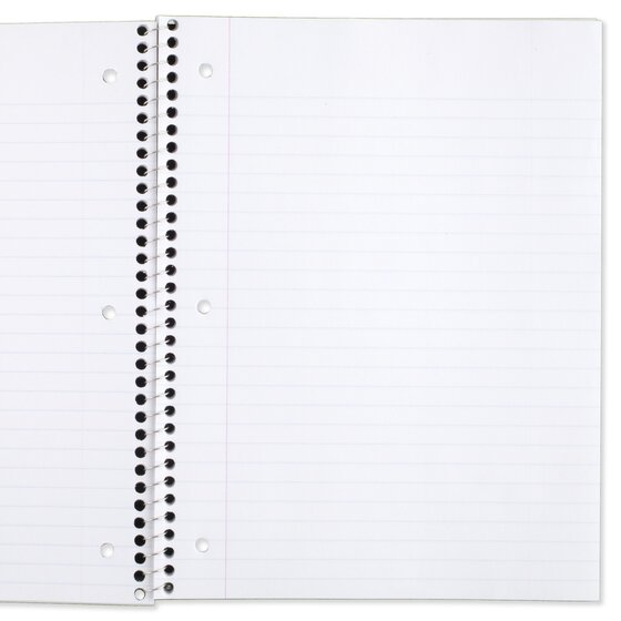Mead Spiral Notebook, 1 Subject, Wide Ruled, 70 Sheets, 10 1/2 Mead Spiral Notebook, 1 Subject, Wide Ruled, 70 Sheets, 10 1/2