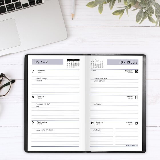 AT-A-GLANCE® DayMinder® Academic 2025-2026 Weekly Planner, Black ... AT-A-GLANCE® DayMinder® Academic 2025-2026 Weekly Planner, Black ...