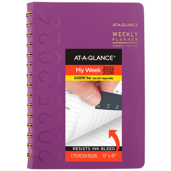 AT-A-GLANCE® Contemporary Academic Monthly Planners | Academic Planner ...