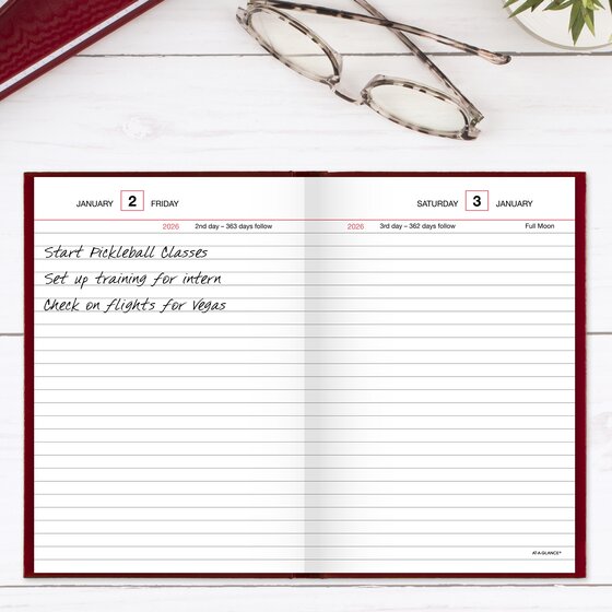 AT-A-GLANCE® Standard Diary® Daily Reminder | Daily Journals & Diaries ...