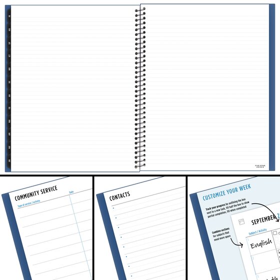 Five Star® Advance® Academic Weekly Monthly Student Planners, Plus ...