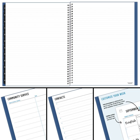 Five Star® Academic 2025-2026 Weekly Monthly Student Planner Plus Study ...