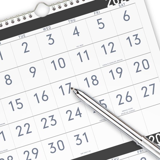 AT-A-GLANCE® Contemporary 2026 3-Month Reference Wall Calendar, Large ...