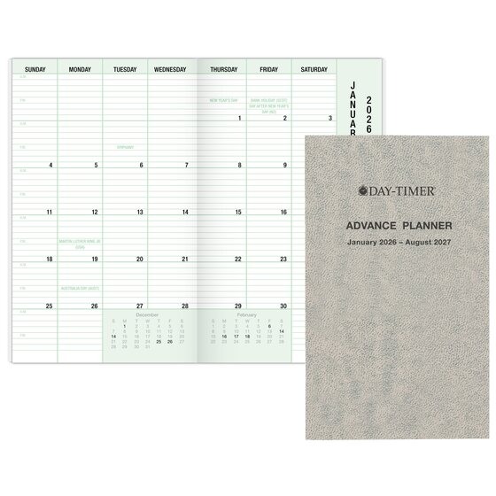 Day-Timer® Two Page Per Day Original Wirebound Planner Refills, Compact ...