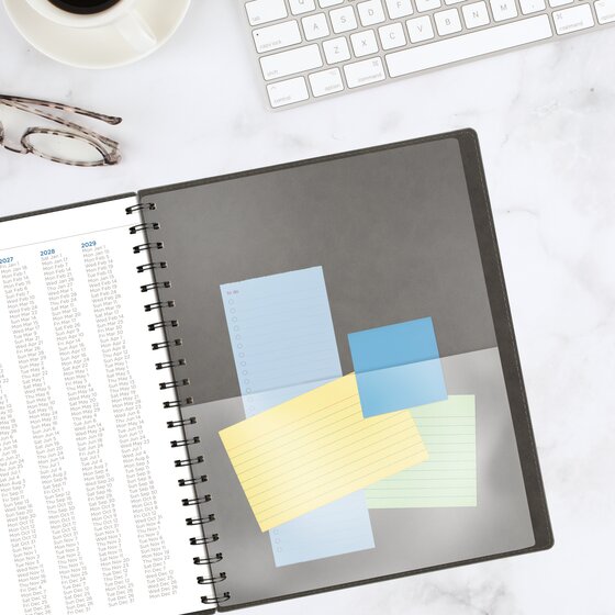 AT-A-GLANCE® Signature 2026 Weekly Monthly Planner, Gray, Large, 8 1/2 ...