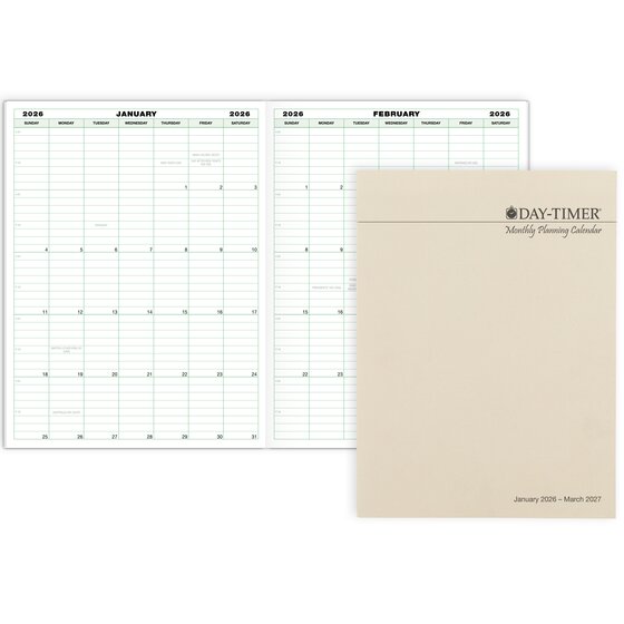 Day-Timer® January 2026 – December 2026 Two Page Per Week Original ...