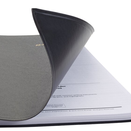 AT-A-GLANCE® 2026 Four Person Daily Appointment Book, Black, Large, 8 ...