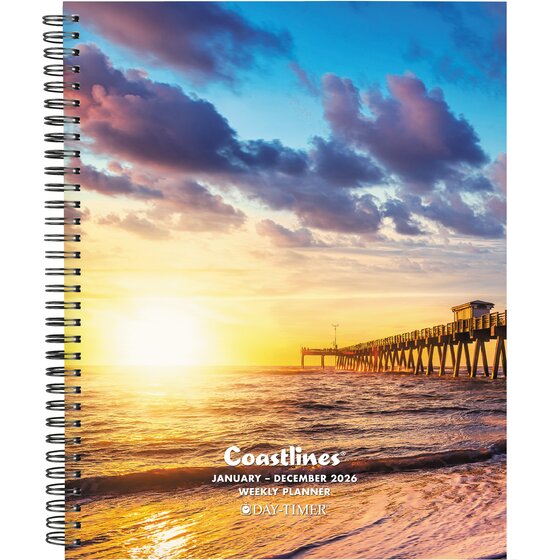 Day-Timer® Coastlines® January 2026 – December 2026 Two Page Per Week ...