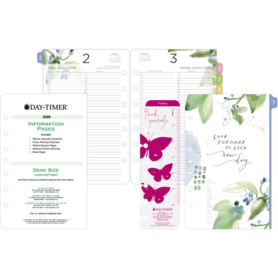 Day-Timer® Kathy Davis® January 2026 – December 2026 One Page Per Day ...