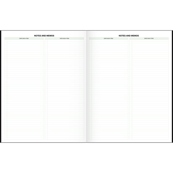 Day-Timer® 2026 Monthly Planner Notebook, Black, Large, 8 1/2" x 11 ...
