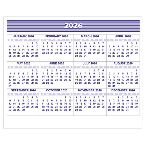 AT-A-GLANCE® FLIP-A-WEEK® 2026 Desk Calendar and Base, Complete Set ...