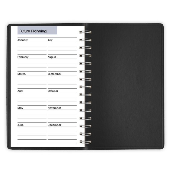 AT-A-GLANCE® DayMinder® 2026 Daily Appointment Book Planner, Black ...