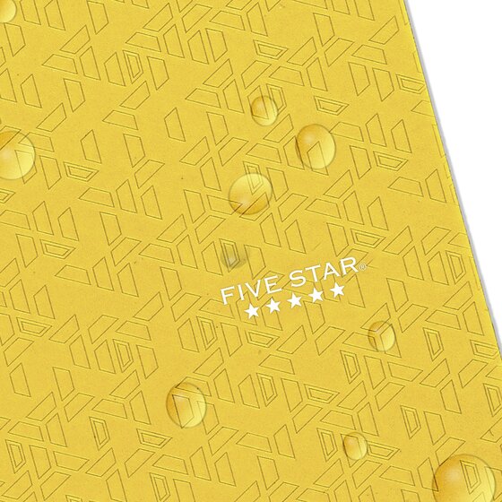Five Star 2-Pocket Stay-Put Plastic Folder, Harvest Yellow | Hot Deals ...