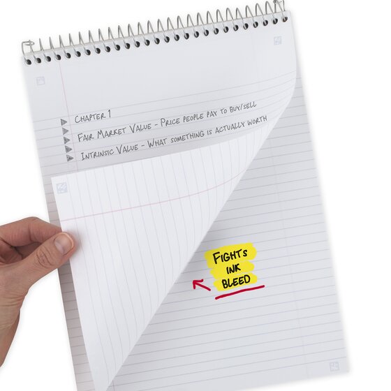 Five Star® Top Bound Left-Handed Note Pad Plus Study App, 1 Subject ...