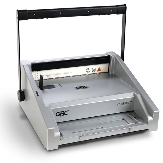 GBC® VeloBind™ 2 Punch and Bind Machine, Binds 500 Sheets, Punches 20 Sheets | Combination ...