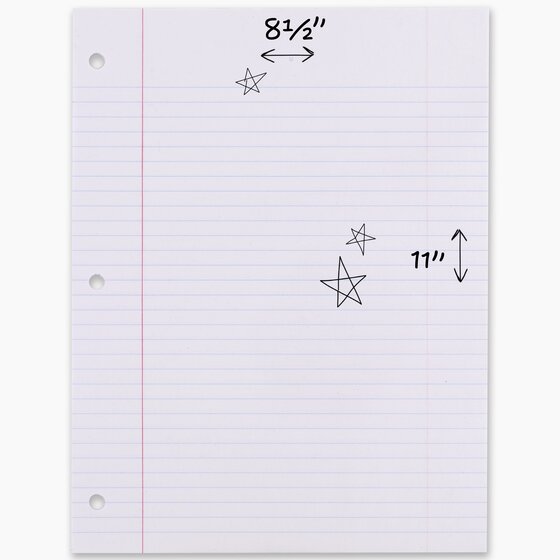 Mead® Filler Paper, College Ruled, 8 1/2" x 11", 400 Sheets/Pack ...