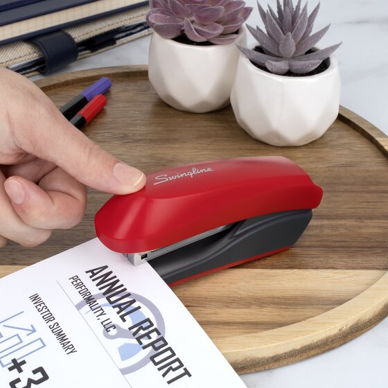 Swingline® Anywhere Stapler, 15 Sheets, Color Chosen For You ...